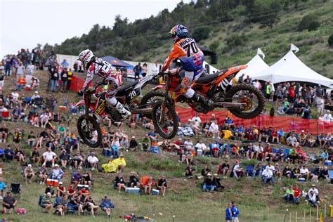 Justin Barcia And Ken Roczen Photo Blast Thunder Valley 2012 Motocross Pictures Vital Mx