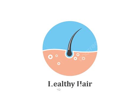 Hair Root Icon Vector Illustration Design Scheme Cosmetics Skin Vector