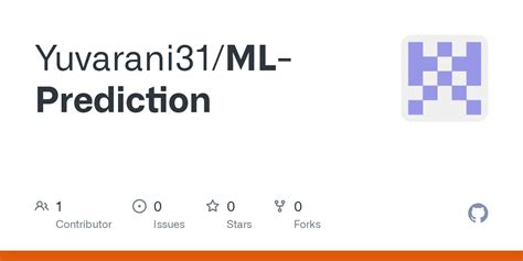 Github Yuvarani31ml Prediction