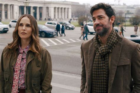 Inside John Krasinski and Eiza González's 'Fountain of Youth' Vienna library face-off