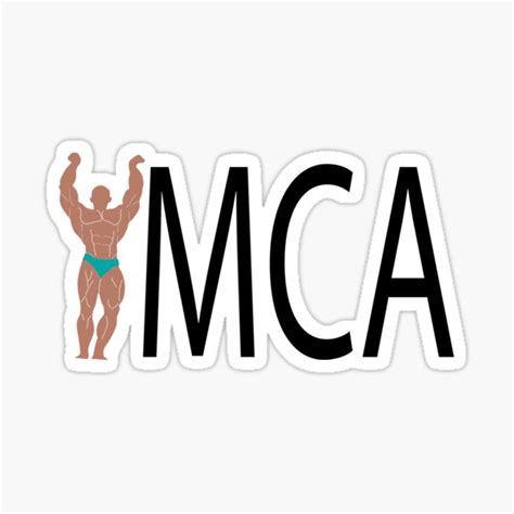 Bodybuilding Ymca Logo Sticker For Sale By Cnon626 Redbubble
