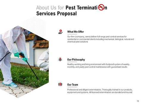 Pest Termination Services Proposal Powerpoint Presentation Slides Presentation Graphics