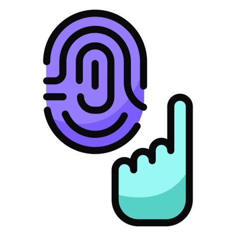 fingerprint scan free security icons