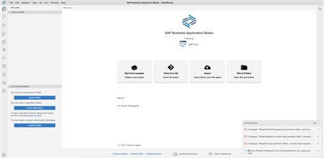 HTML React Project Not Creating From Template SAP Community