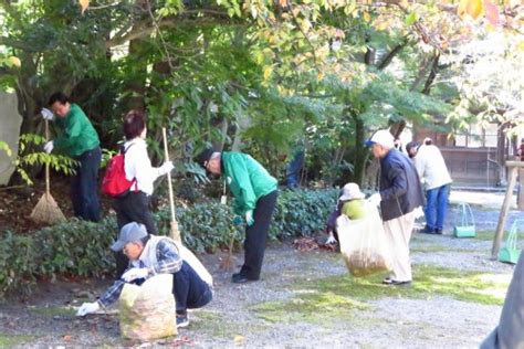 第110回都草美化活動 盧山寺大本山廬山天台講寺 京都観光文化を考える会都草
