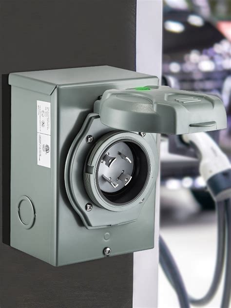 VEVOR Generator Inlet Box Power Box L P Power Inlet Box Prong Power Inlet Box A