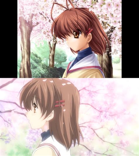 Clannad Visual Novel Cgs Vs Anime Album On Imgur