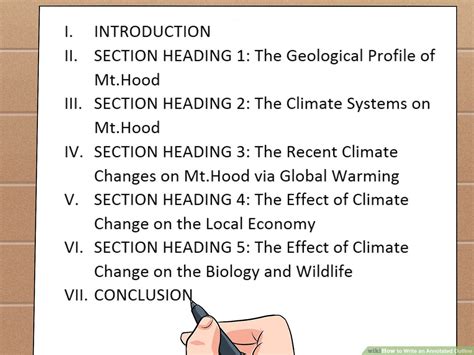 Chicago Style Annotated Outline
