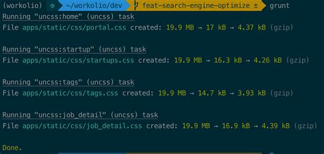 Remove Unused Css In Django Project Using Grunt With Uncss Plugin By