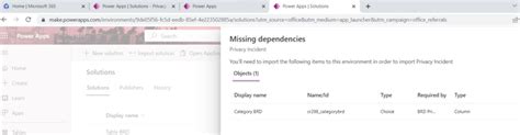 I Am Trying To Import A Managed Solution But It Is Not Possible Because
