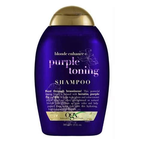 Ogx Blonde Enhanced Purple Toning Shampoo 13 Fl Oz