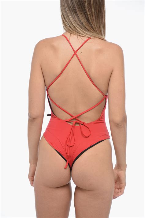Elisabetta Sammarco One Piece Swimsuit With Crossed Back Women