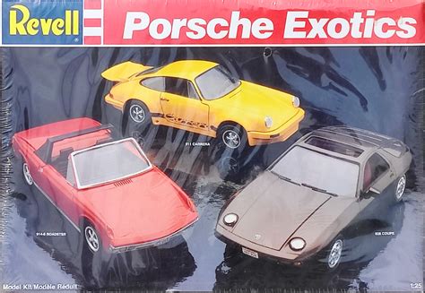 Revell Porsche Exotics 911 Carrera 914 6 Roadster And 928 Coupe Set