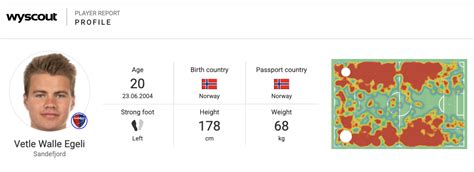 Vetle Walle Egeli Sandefjords Promising Full Back
