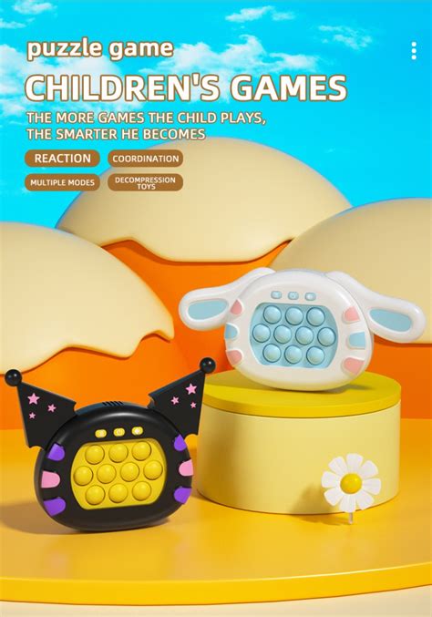 Latest Levels Kuromi Quick Push Game Cinnamoroll Pochacco Pop It Electronic Speed