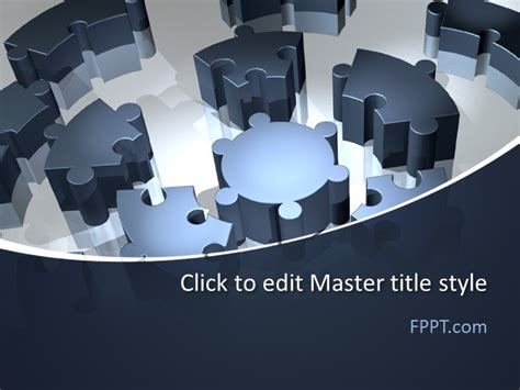 Free 3d Puzzle Powerpoint Template Free Powerpoint Templates