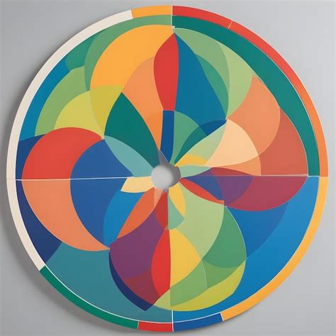 Infographie à Diagrammes Circulaires Réalistes Et Abstraits Colorés