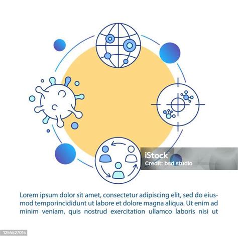 텍스트와 코로나 바이러스 전염병 개념 아이콘 바이러스 감염 발생 Ppt 페이지 벡터 템플릿을 확산하는 질병 브로셔 잡지 선형