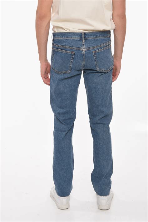 Apc Light Washed Straight Leg Jeans Men Glamood Outlet