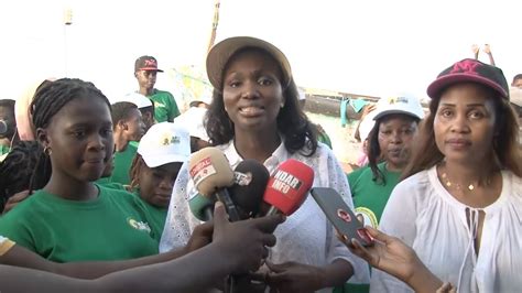 Présidentielle 2024 La Candidate Anta Babacar Ngom En Tournée à Saint