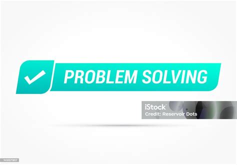 Problem Solving Label Stock Illustration Download Image Now Asking