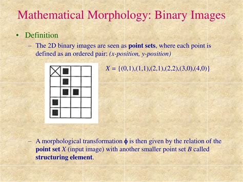 Ppt Mathematical Morphology Powerpoint Presentation Free Download