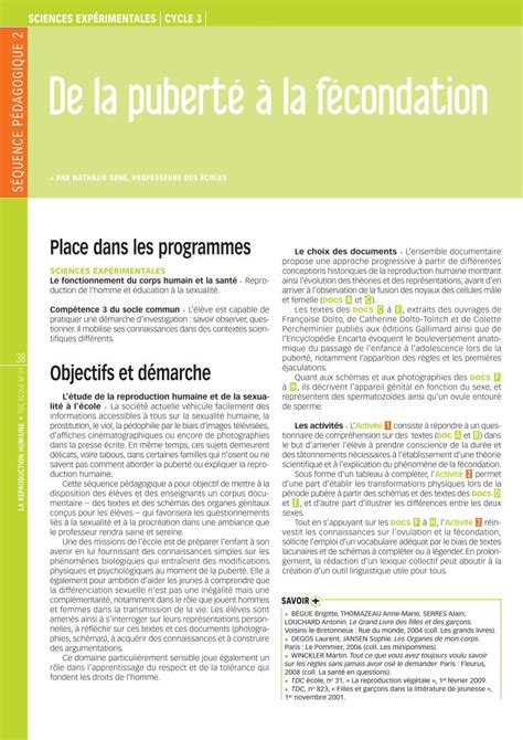 Pdf Sciences ExpÉrimentales Cycle 3 · SÉquence PÉdagogique 2 La