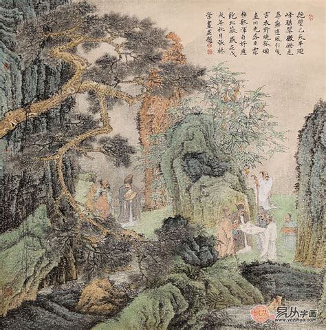 当代名家山水画 张林荣老师新作 一起来看看吧 哔哩哔哩