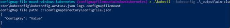 Configmap File Mount On A Windows Kubernetes Pod Coolster Codes