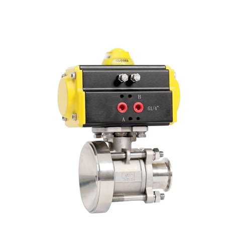 Pneumatic Quick Release Discharge Ball Valve 304316l Stainless Steel