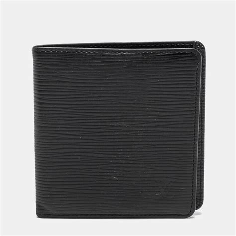 Louis Vuitton Black Epi Leather Bifold Wallet Shopstyle