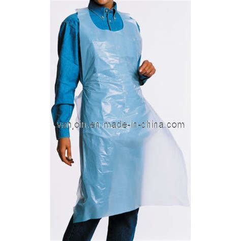 Supertouch Blue Disposable Pe Aprons 20 Microns On Roll For Kitchen