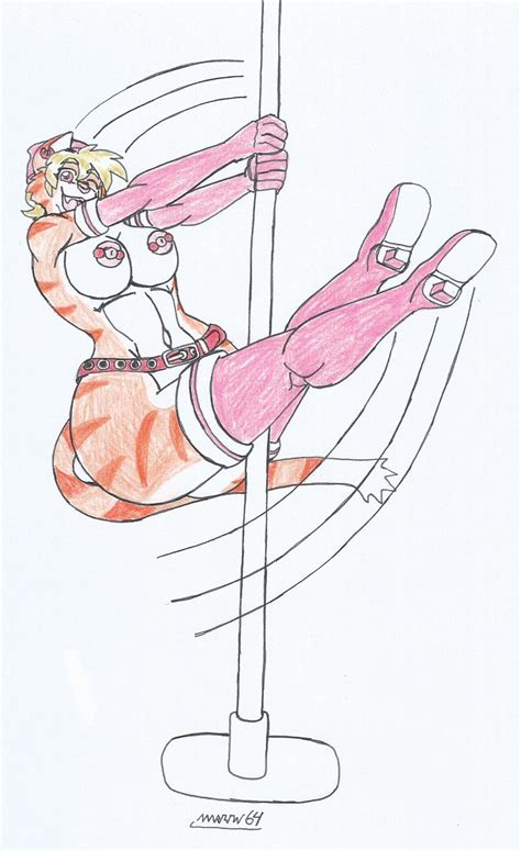 Rule Anthro Beige Hair Big Hips Catgirl Ear Ring Furry High Heel