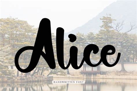 Alice Font Digital Font Download