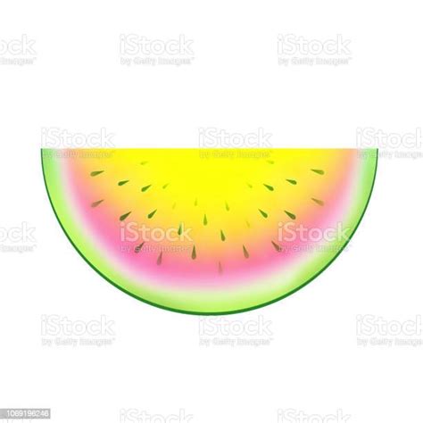 열 대의 화려한 수 박의 반은입니다 고립 된 그라데이션 수채화 스타일의 이국적인 과일의 쪼 갠 다 근접 촬영의 수 박 조각 최고 볼 수 있습니다 크리에이 티브 작품 장식