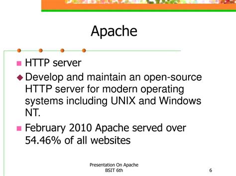 ppt apache server powerpoint presentation free download id 3640943