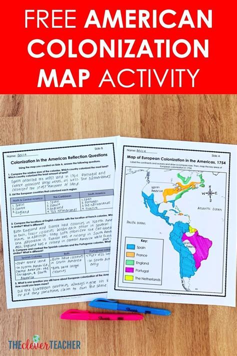 This FREE Age Of Exploration Colonization Maps Lesson Makes A Fun