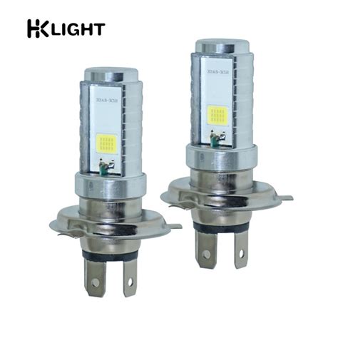 Jual HK Light Lampu Motor Led 2 Sisi Classic 7 5watt AC DC H4 Super Terang Lampu Motor Depan