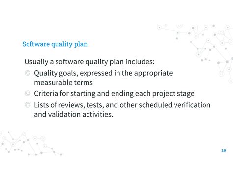 Pre Project Software Quality Assurance Componentspdf