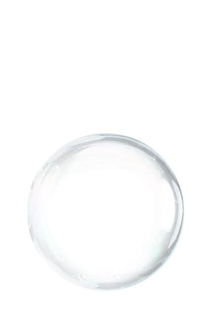 Premium Photo Clear Balloon Bubbles Isolated On White Background With
