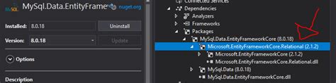 issue with the interception of database operations in ef core 3 1