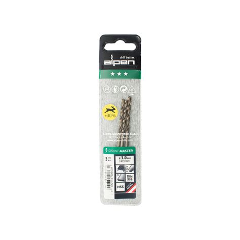 Alpen Sprint Master Din 338 30mm 3pack Cosmo Group