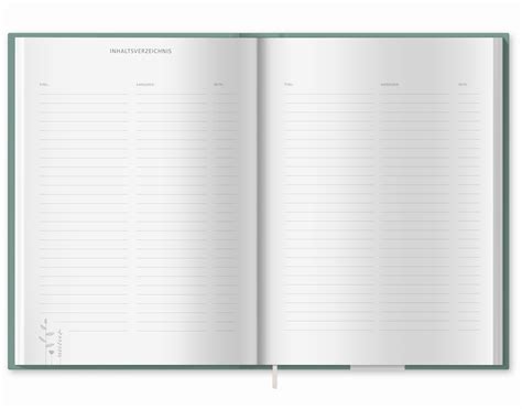 Kreatives Kochbuch für eigene Rezepte zum Ausfüllen Mint EINE DER GUTEN
