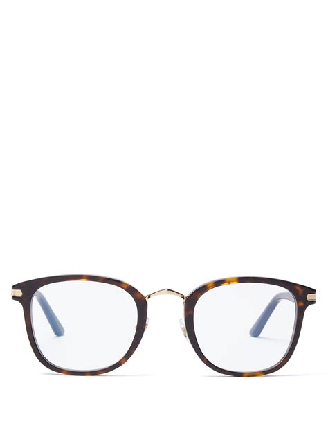 Cartier C De Cartier Round Acetate Glasses For Men Lyst