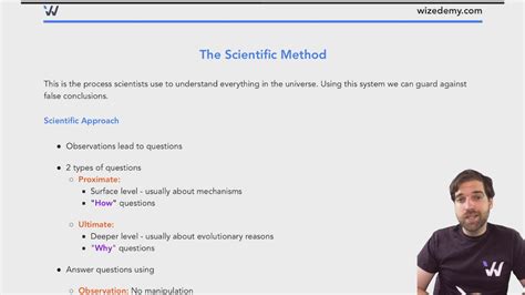The Scientific Method Wize University Biology Textbook Wizeprep
