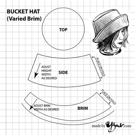 Diy Bucket Hat Pattern Tutorial