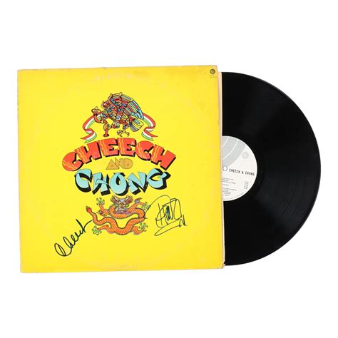 Cheech Marin And Tommy Chong Signed Cheech And Chong Vinyl Record Album