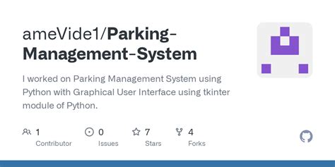GitHub AmeVide Parking Management System I Worked On Parking