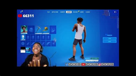 Ishowspeed Fortnite Skin Youtube