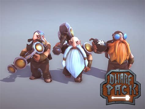 Dwarf Pack 캐릭터 Unity Asset Store